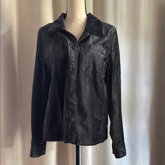 CAbi | Jackets & Coats | Cabi Black Velvet Jacket | Poshmark